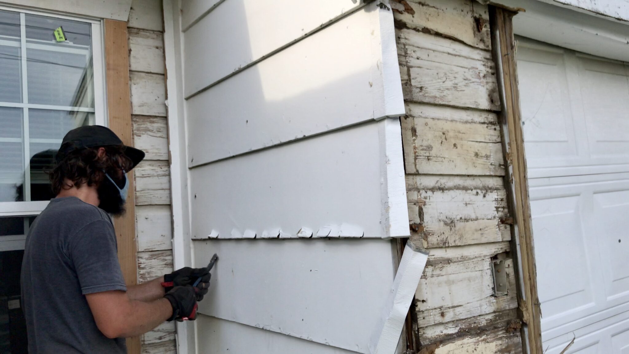 Uncovering Beautiful Old Original Wood Siding on Small Cottage ...