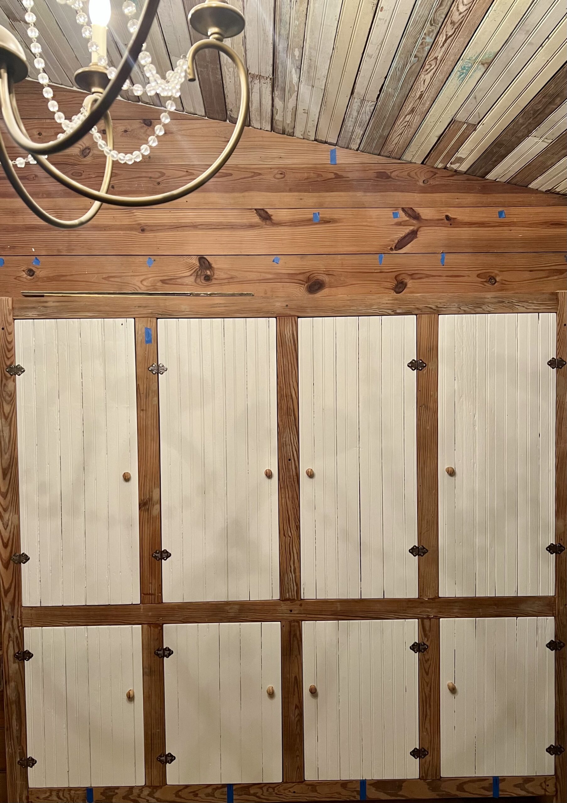 Restoring and Installing Old Original Salvaged Wood on Ceiling ...
