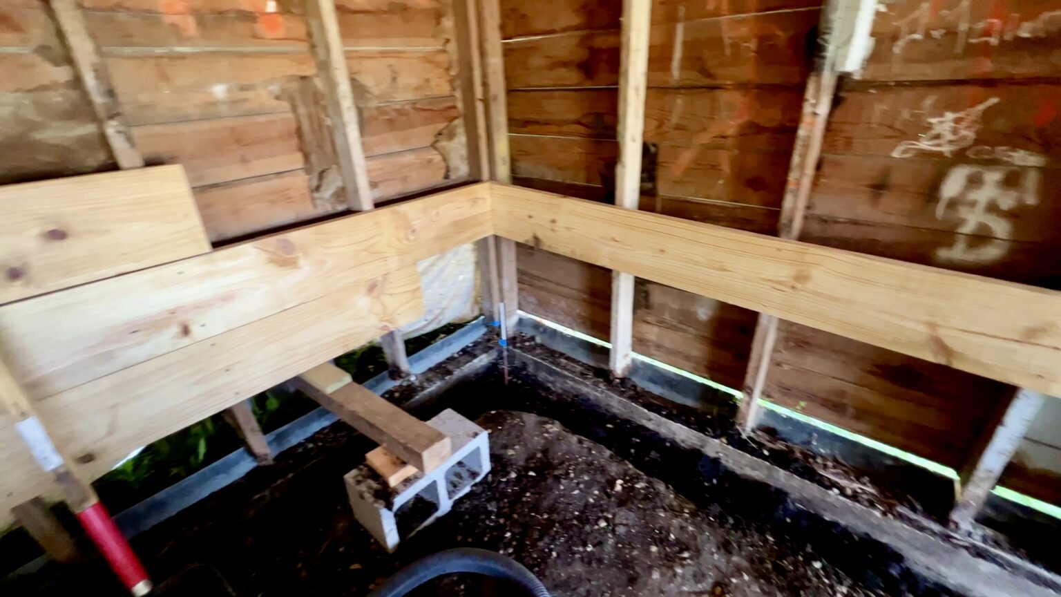 Repairing Attached Cottage Garage Footer Foundation to Make it Level ...