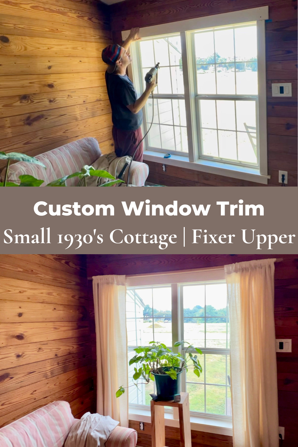 Building Custom Trim for Windows and Doors in Old Little Cottage ...
